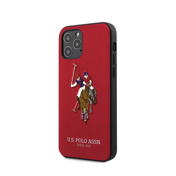 CG Mobile U.S. Polo Assn. PU Hard Case Polo Embroidery Compatible for ...