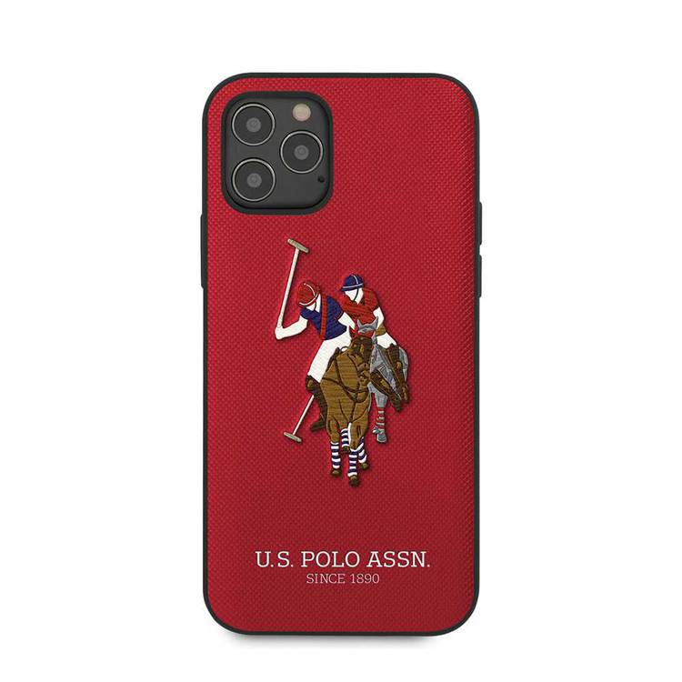 CG Mobile U.S. Polo Assn. PU Hard Case Polo Embroidery Compatible for ...