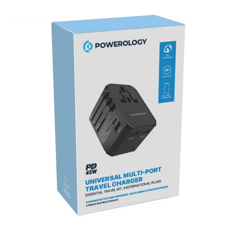 Powerology Universal Multi-Port Travel Charge in UAE | 45W Power ...