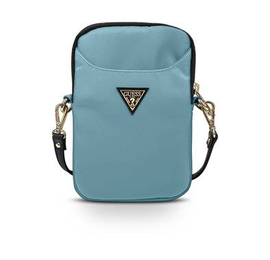 Guess Nylon Phone Bag with Metal Triangle Logo & Adjustable Shoulder ...