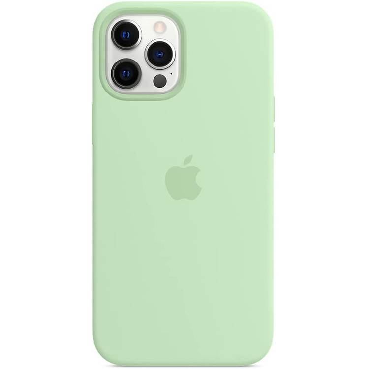 Apple iPhone 12 Pro Max Silicone Case with MagSafe - Pistachio (MK053)