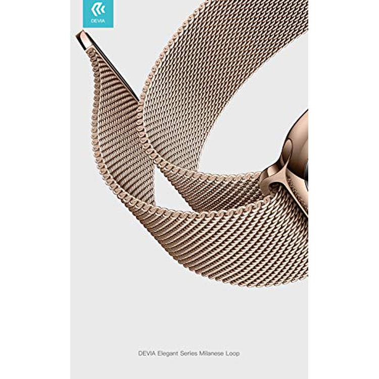 Milanese Loop Strap for Apple Watch | Gold | 42/44mm (325090-GD)