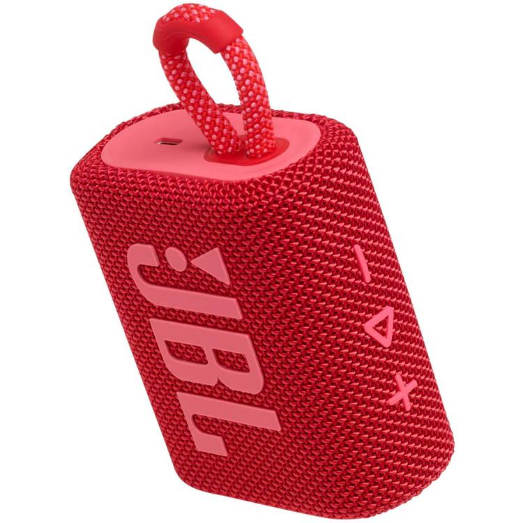 JBL Go 3 Portable Wireless & Waterproof Speaker - Red| UAE (GO3-RD)