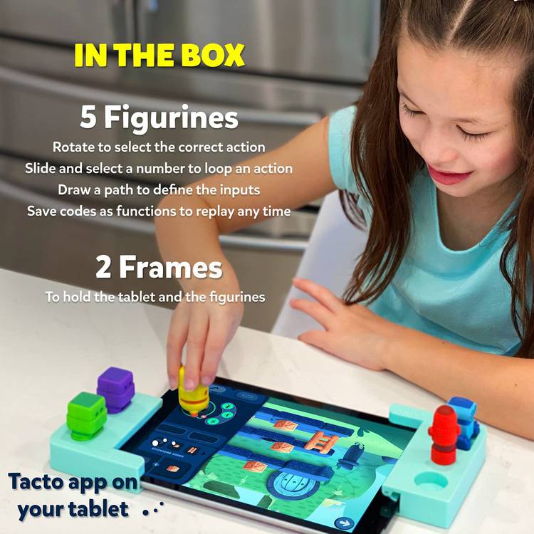 Tacto Coding by PlayShifu (app Based) - Learn to Code While Helping Animals | STEM Toy for Both ...