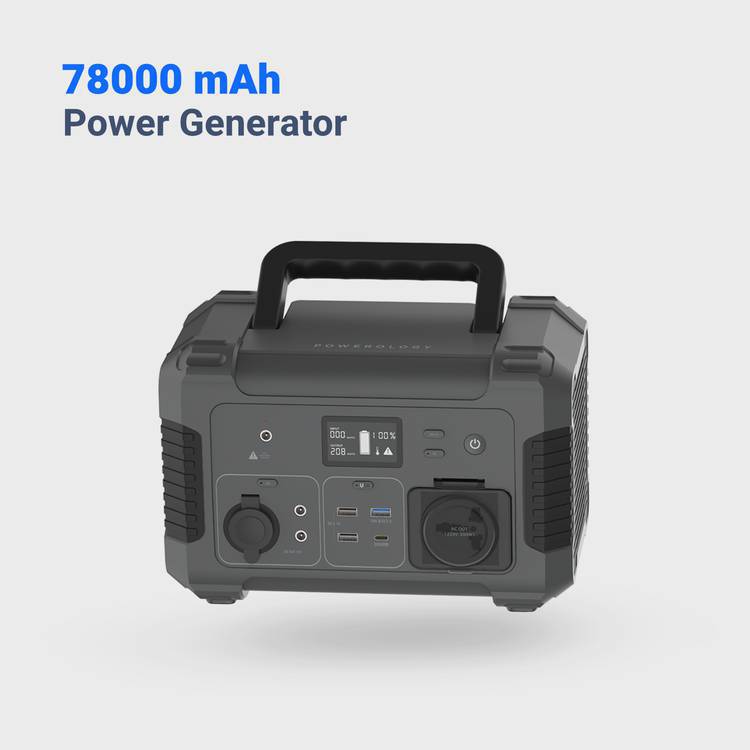 Buy Powerology Portable Power Generator LCD Information Panel in UAE ...