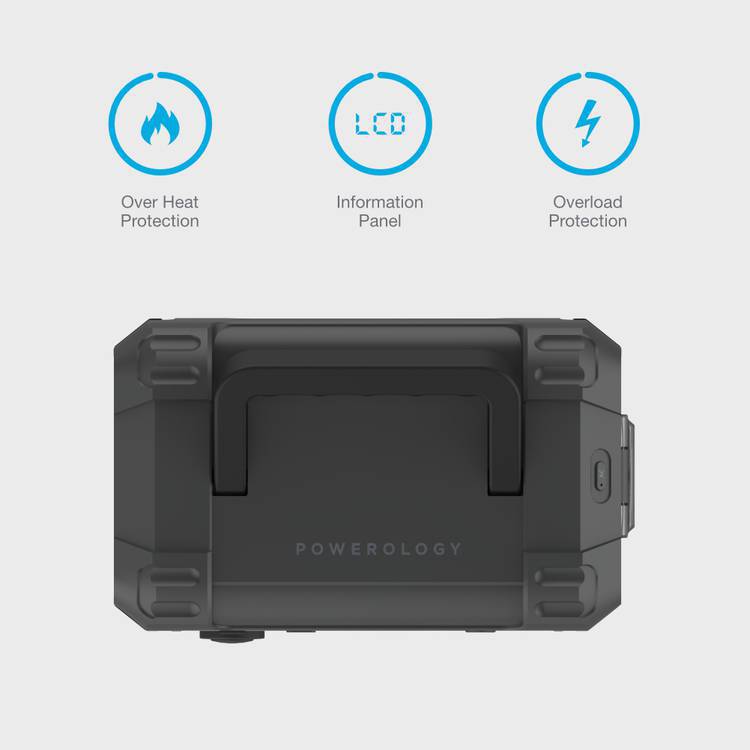 Buy Powerology Portable Power Generator LCD Information Panel in UAE ...