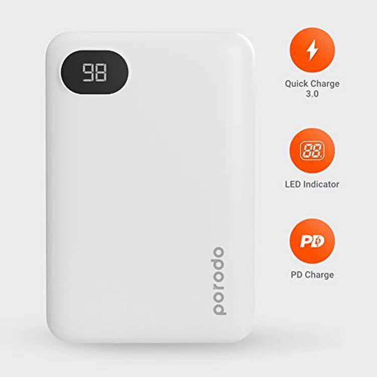 Buy Porodo 4-Port Power Bank 10000mAh with Digital Power Display in UAE ...