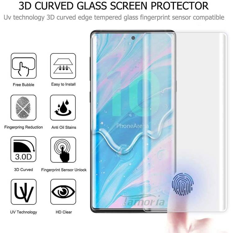 Green 3D UV Glass Screen Protector, Anti-Scratch & Anti-Impact, Wear ...