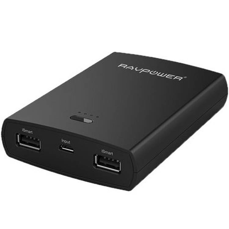 RAVPower 10400mAh Portable Power Bank - RP-PB071-BK (RP-PB071-BK)