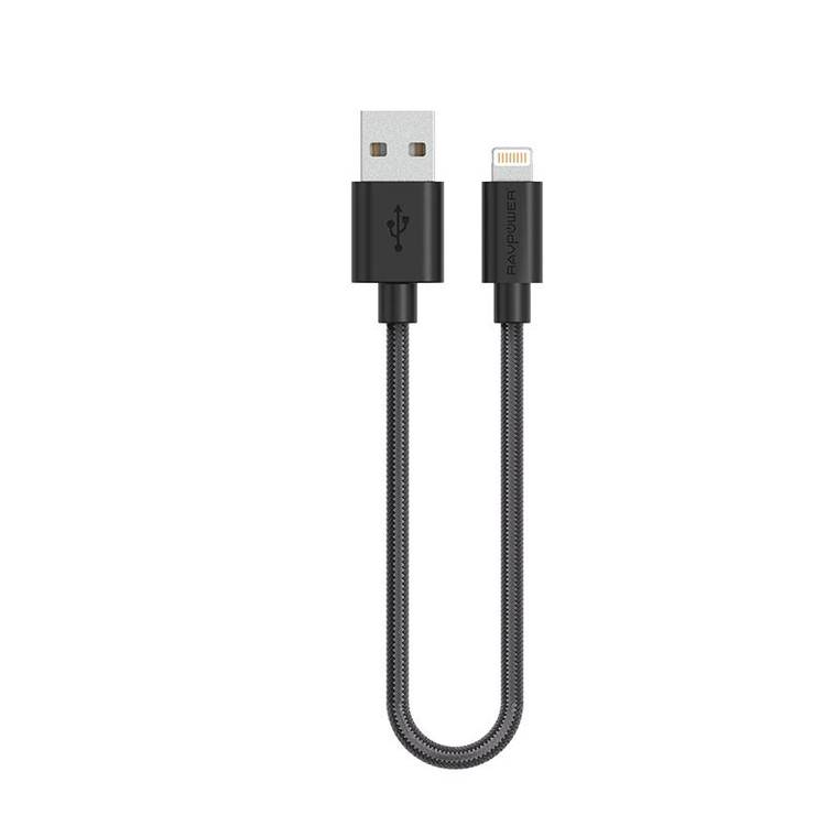 RAVPower Kevlar Braided Cable for Fast Charging Connectors (RP-CB011-BK)