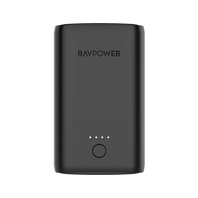 RAVPower 10050mAh Portable Power Bank with 2 iSmart Ports (RP-PB170-BK)