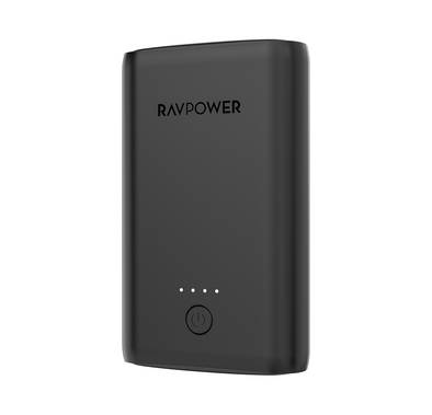 RAVPower 10050mAh Portable Power Bank with 2 iSmart Ports (RP-PB170-BK)