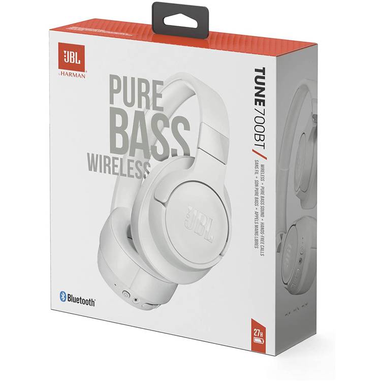 JBL T700 Over-Ear Bluetooth Wireless Headphone with Detachable Audio ...