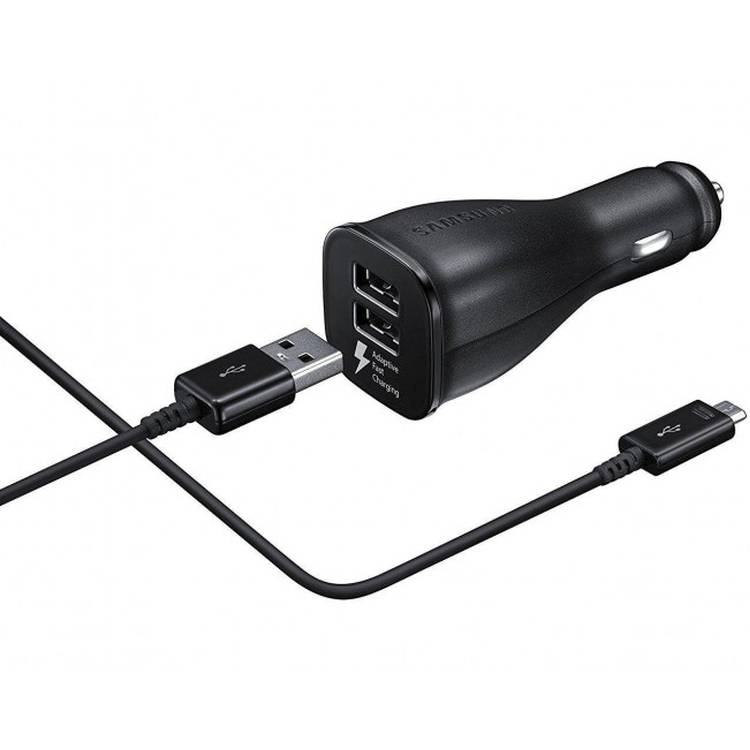 Samsung Car Charger 15W with Micro USB Cable 2A, Fast Charging Car ...