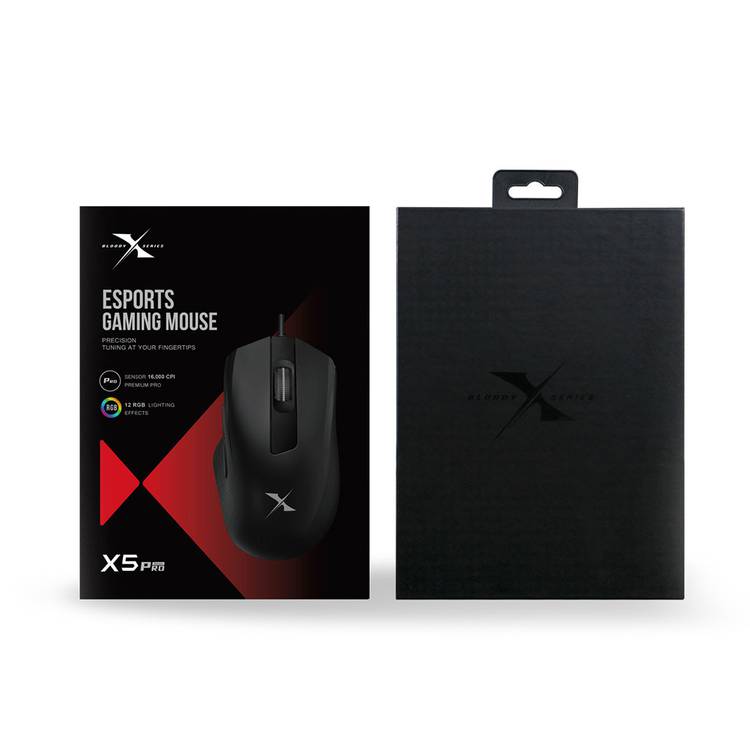 RGB Esports Gaming Mouse Bloody X5 Pro - 4 Customizable Sensor ...