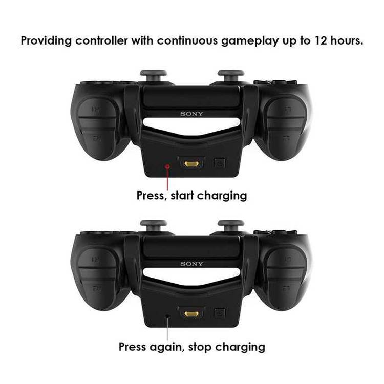 Buy GameSir W60P192 PS4 Controller with 1000mAh Rechargeable Battery ...