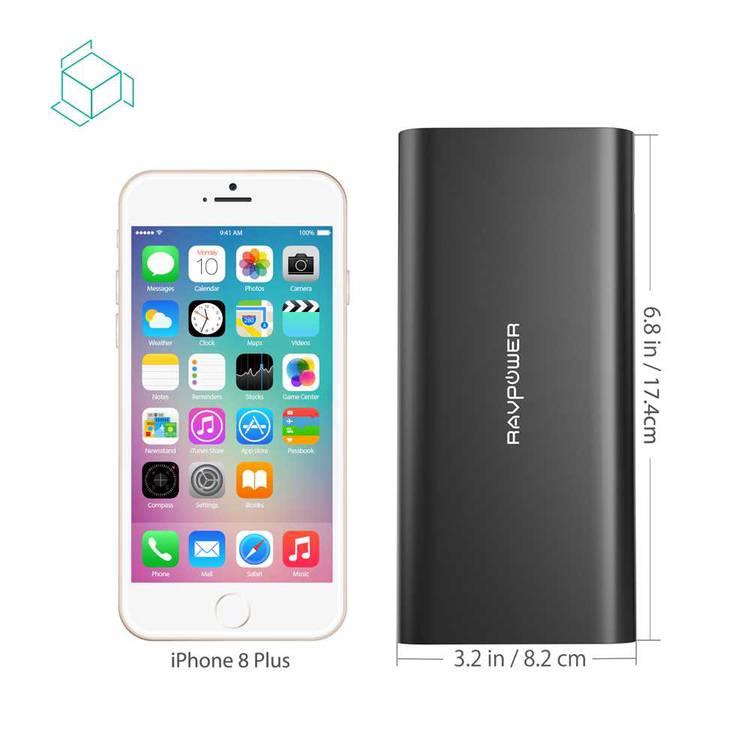RAVPower Ace Series Portable Charger Power Bank 26800mAh with Dual ...