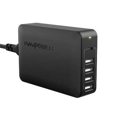 RAVPower USB Desktop Charger - Fast Charging with iSmart 0 Technology