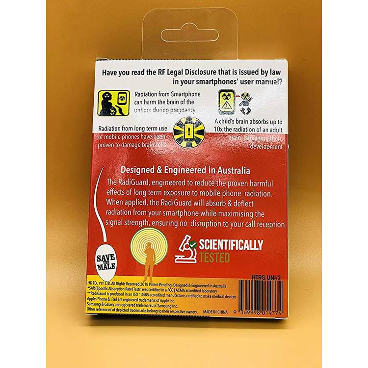 RadiGuard Anti-Radiation Sticker - Reduces up to 82% of Radiation from ...