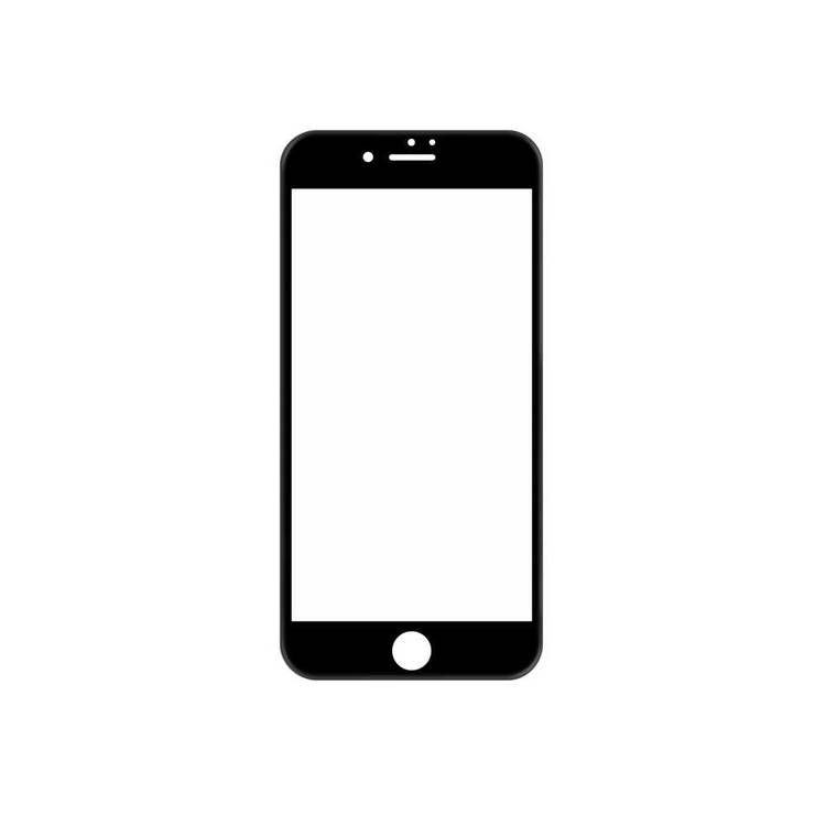 Devia 3D Curved Tempered Glass Screen Protector for iPhone 7 - Black ...