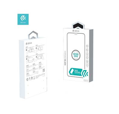 iPhone 12 Pro Max (7) with Devia Van Entire View & Anti-Bacterial Glass ...