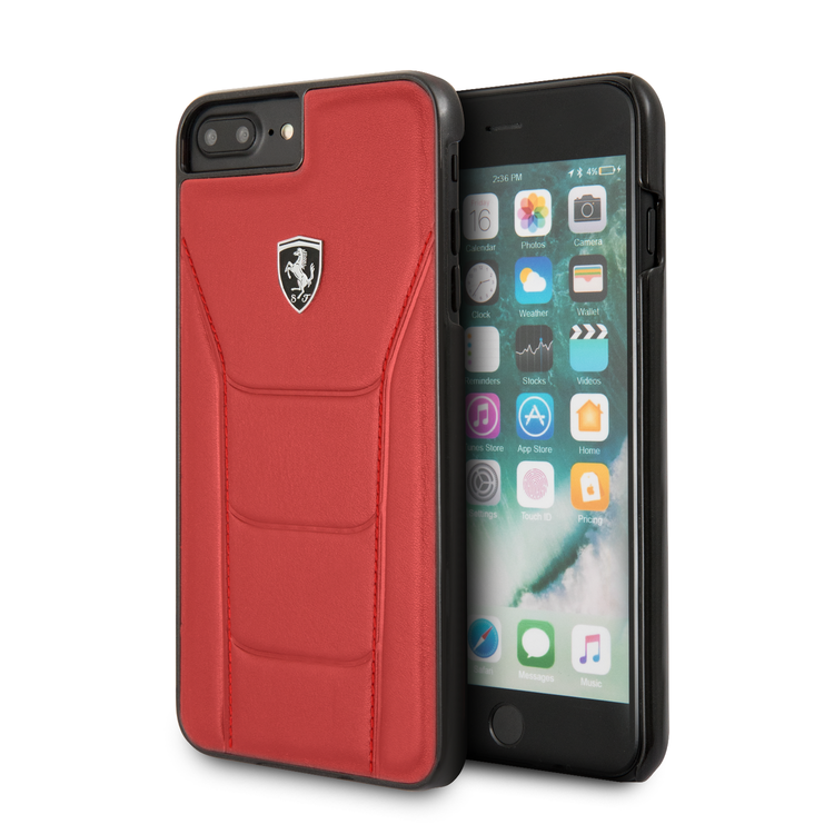 CG MOBILE Ferrari Heritage 488 Genuine Leather Hard Phone Case for iPhone 7 / 8 Plus - Red ...