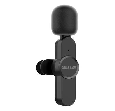 Green Mini Wireless Microphone ( Type-C Connector ) - Black (GNWMICROTC)
