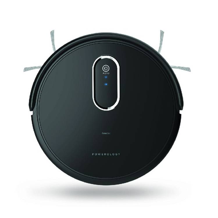 Powerology Smart Robotic Vacuum Cleaner - Black | UAE (PSRBVCBK)
