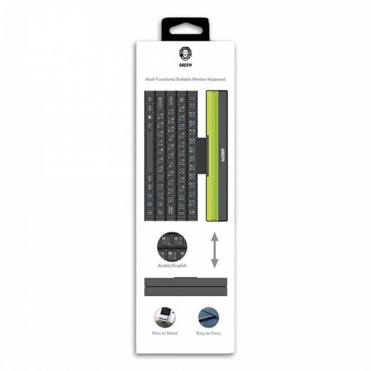 Multi-Functional Green Lion Wireless Keyboard for Arabic & English ...