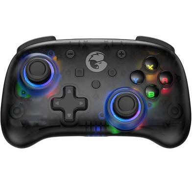 GameSir T4 Mini Translucent Black Mini Game Controller for Smaller ...
