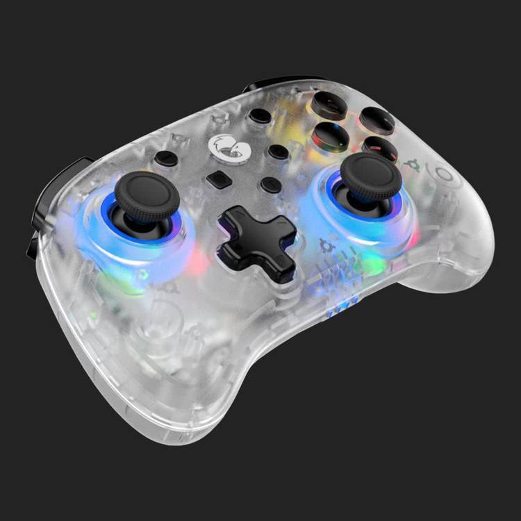 GameSir T4 Mini Translucent Black Mini Game Controller for Smaller ...
