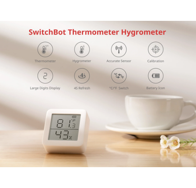 Switchbot meter | Thermometer and Hygrometer (SWITCHBOT-31-WH)