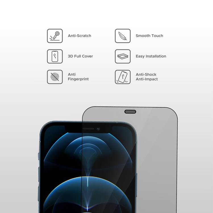 Buy Liberty Guard Rounded Edge Screen Protector For iPhone 12 Pro Max ...