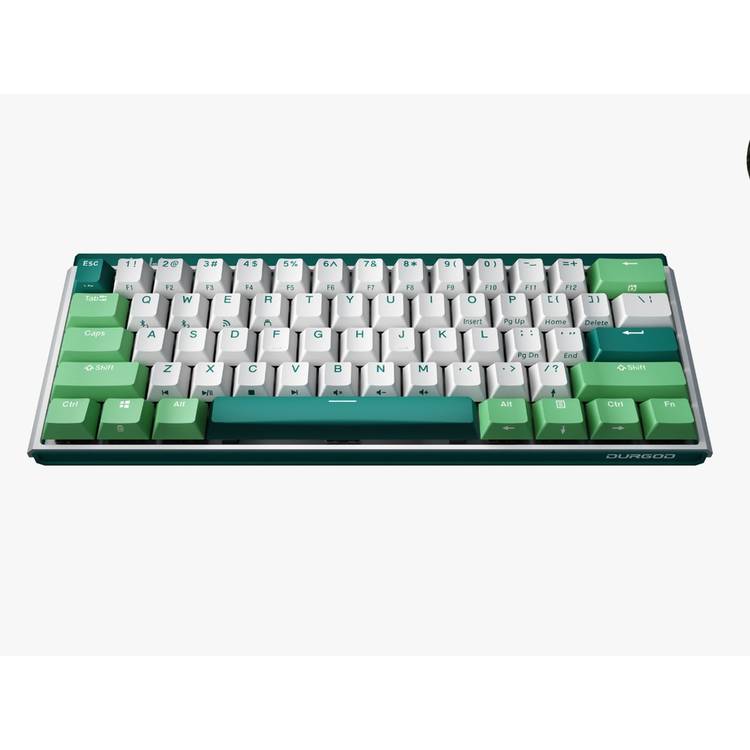 Durgod K330W Gateron Crystal Mechanical Wireless Keyboard Doubleshot ...