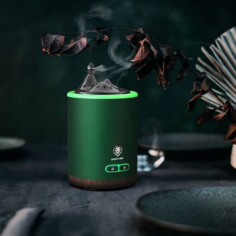 Green Smart Bakhour Mini Portable Incense Burner with Light (GNSBKURMIGN)