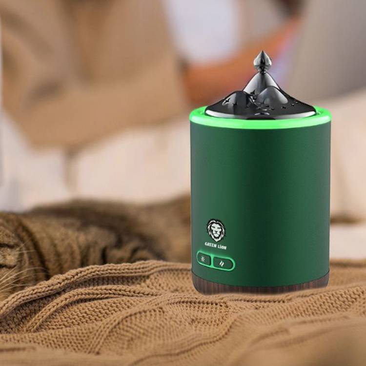 Green Smart Bakhour Mini Portable Incense Burner with Light (GNSBKURMIGN)