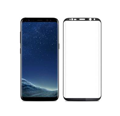 Green 3D Curved Edge Glue Glass Screen Protector for Samsung Galaxy S8 ...