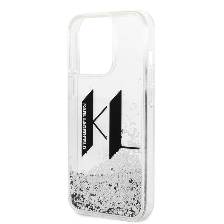 Buy Karl Lagerfeld Case for iPhone 14 Pro in UAE | Liquid Glitter ...