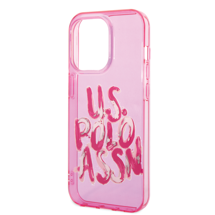 Shop USPA PC/TPU Transparent Case With Graffiti Logo in UAE | Pink ...