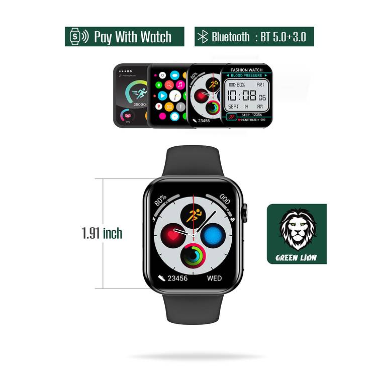 Green Lion Active Pro Smart Watch in UAE | Silicone Strap Included ...
