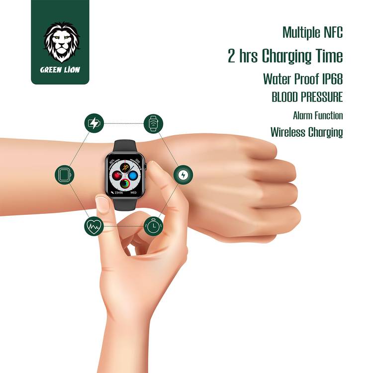 Green Lion Active Pro Smart Watch in UAE | Silicone Strap Included ...