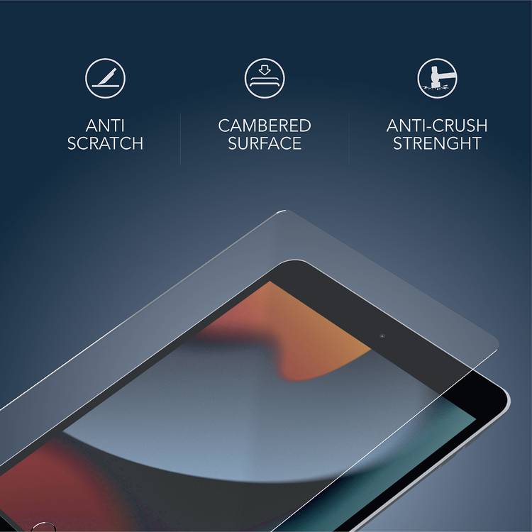 9H Hardness Crystal Clear Screen Protector for iPad 1,2 (LVLLAMIPSP-CL)