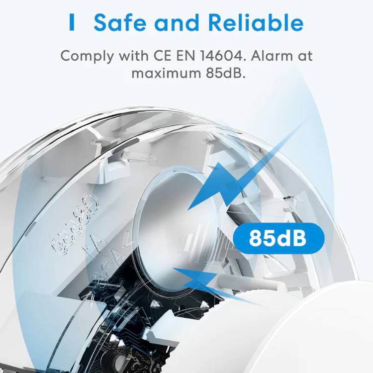 Intertek Certified Smoke Alarm & Carbon Monoxide Detector (GS559AHHK(EU))