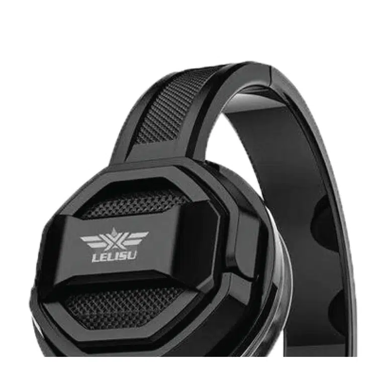 Lelisu LS-802 Stereo HIFI with Mic Headphone - Black (LS-802)