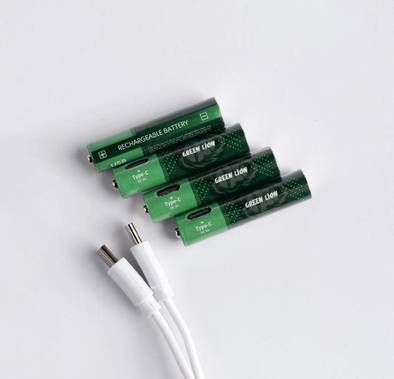 Green Lion Rechargeable Battery AAA - Green (ITEM-013562)