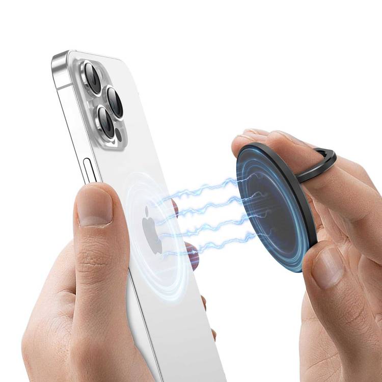 Green Lion Snap Grip - MagSafe Holder with Strong Metal Grip (GNSNPGRHBK)