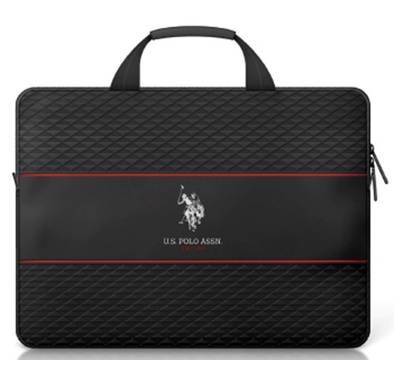 USPA Computer Bag - 15 Textured Pattern, Water-Resistant & Anti-Theft ...