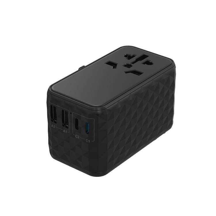 15W Powerology Universal Adapter | 0%-60% Charge in 35min (P100WPDBK)