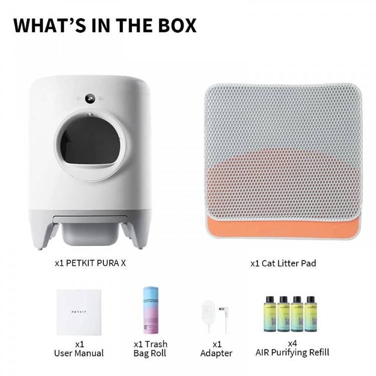 Buy PETKIT PURA X Automatic Cat Litter Box - White (D20038)