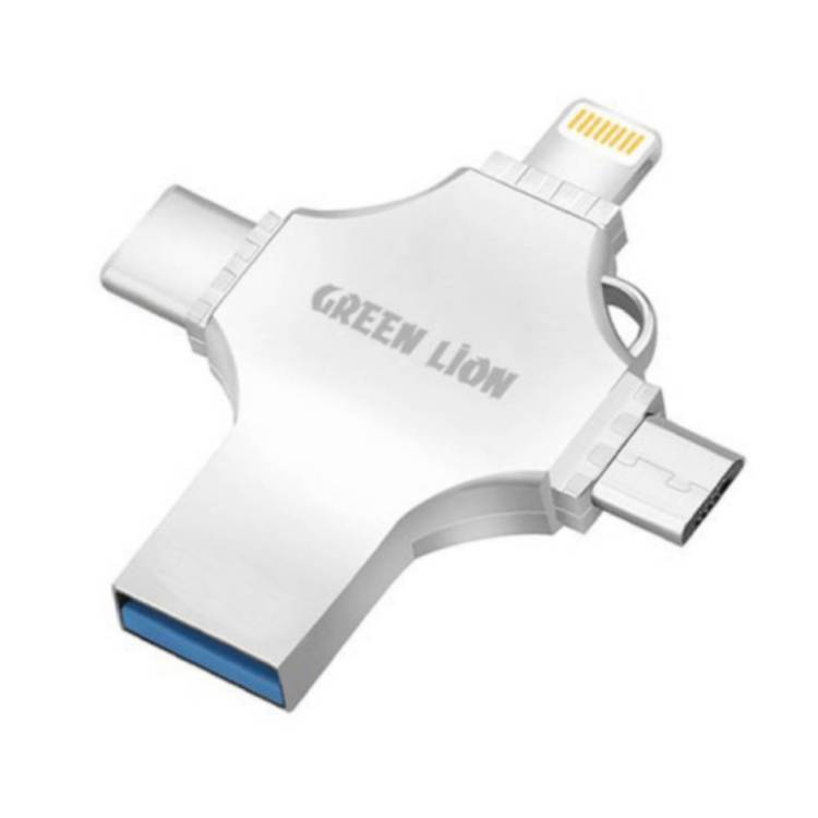 Green Lion 4-in-1 USB Flash Drive 256GB in UAE | High Speed Data ...